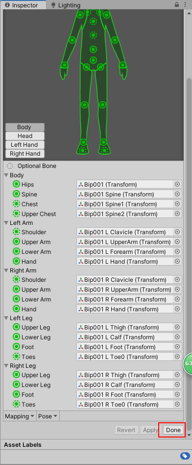 Unity Mecanim动画系统——人形动画复用（avatar） - Alan的小站