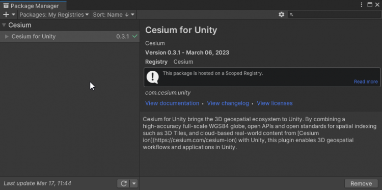 Unity-Cesium for Unity 快速入门 - Alan的小站