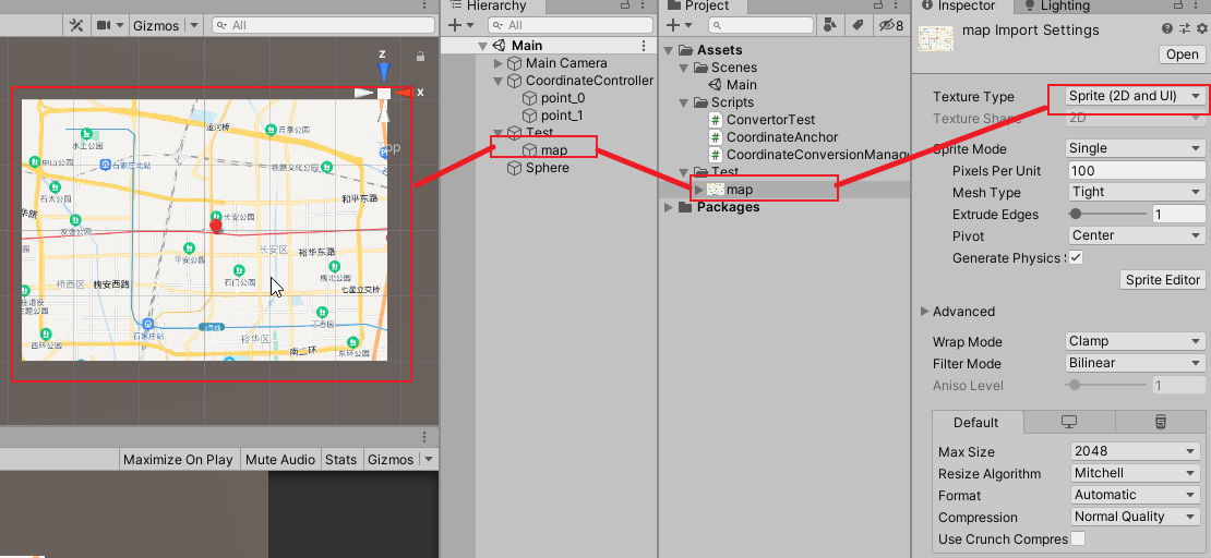 Unity-定位系统坐标转unity坐标 - Alan的小站