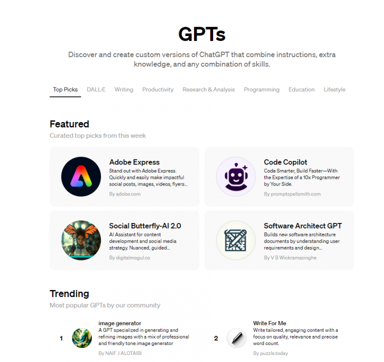 OpenAI的GPTs与Assistants - Alan的小站